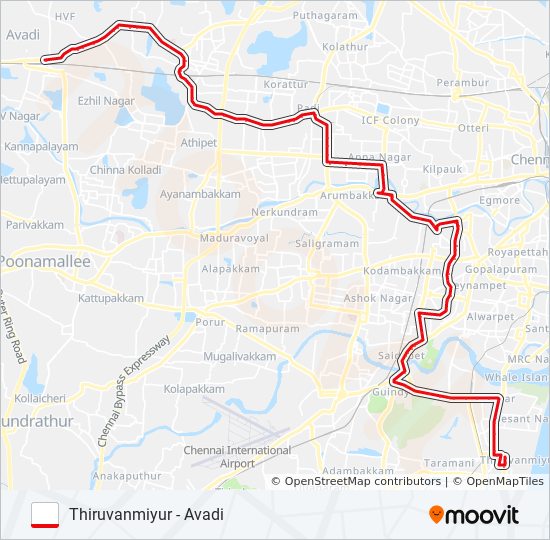 a47 Route: Schedules, Stops & Maps - Avadi (Updated)