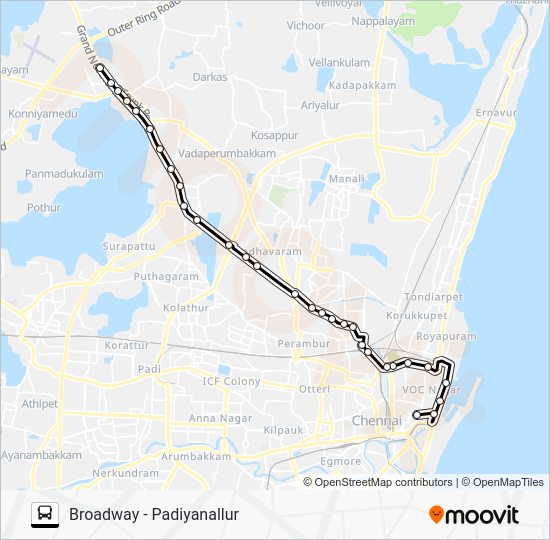 A57 Route: Schedules, Stops & Maps - Broadway (Updated)