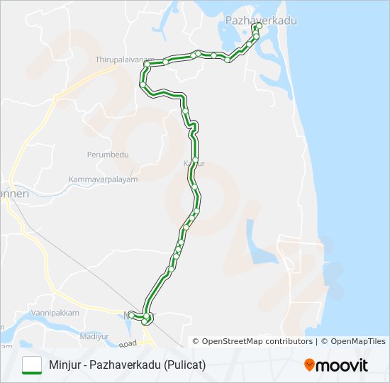 595 Route: Schedules, Stops & Maps - Minjur (Updated)