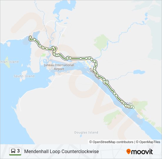 3 Route: Schedules, Stops & Maps - Glacier Highway at Auke Bay (Harbor ...