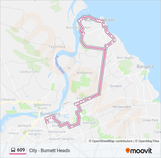 609 Route: Schedules, Stops & Maps - Hinkler Central (Updated)
