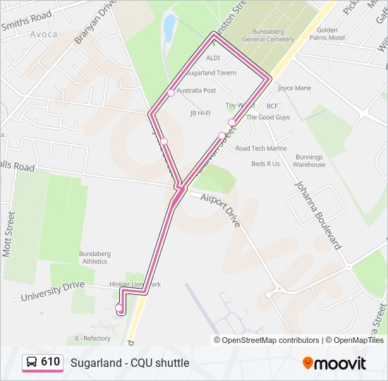 610 Route: Schedules, Stops & Maps - Sugarland Plaza (Updated)