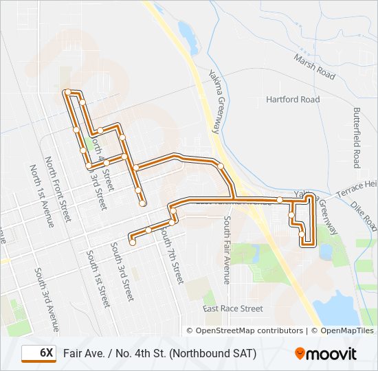 6x Route: Schedules, Stops & Maps - (Updated)