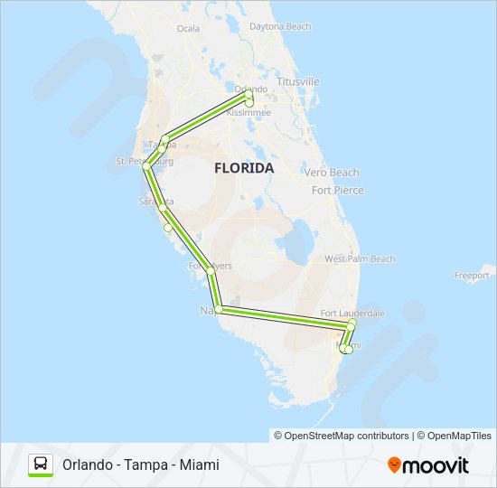 flixbus 2421 Route: Schedules, Stops & Maps - Orlando (The Florida Mall ...