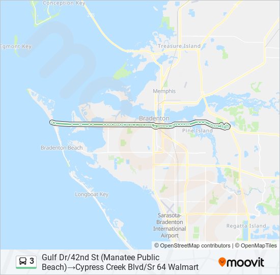Ruta 3: horarios, paradas y mapas - Gulf Dr/42nd St (Manatee Public ...