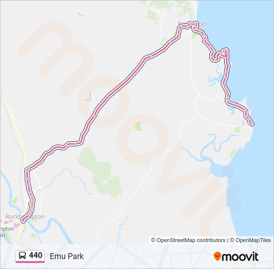 440 Route: Schedules, Stops & Maps - Emu Park (Updated)
