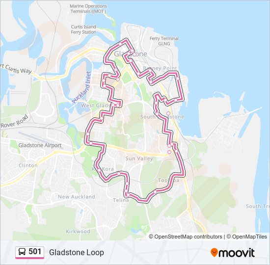 501 Route: Schedules, Stops & Maps - Stockland Gladstone (Updated)