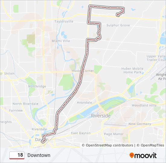 18 Route: Schedules, Stops & Maps - Downtown (Updated)