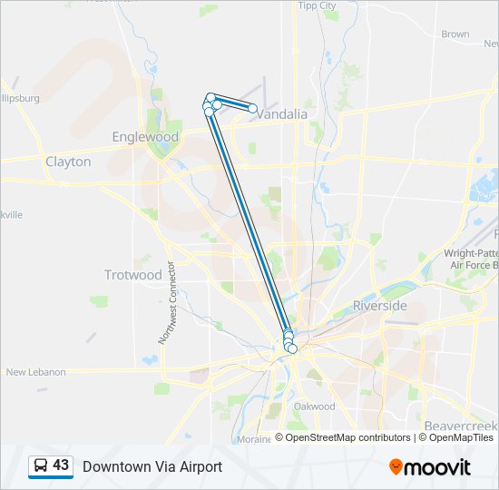 43 Route: Schedules, Stops & Maps - 53 (Updated)