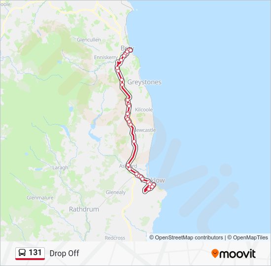 131 Route: Schedules, Stops & Maps - Drop Off (Updated)