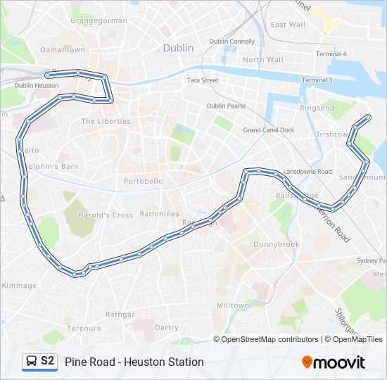 s2 Route: Schedules, Stops & Maps - Irishtown (Updated)