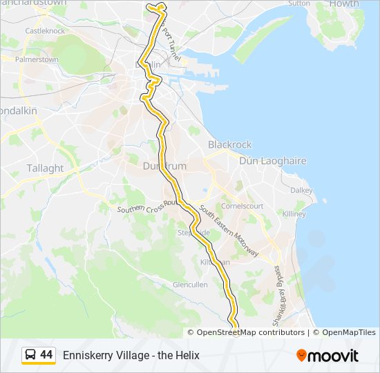 44 Route: Schedules, Stops & Maps - Enniskerry Village - the Helix ...