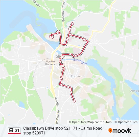 s1 Route: Schedules, Stops & Maps - Cairns Road Sligo - Cartron (Updated)
