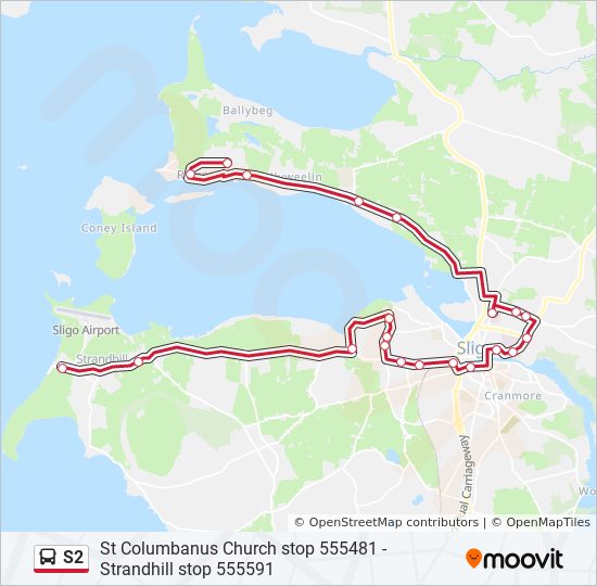 s2 Route: Schedules, Stops & Maps - Rosses Point (Rc Church ...