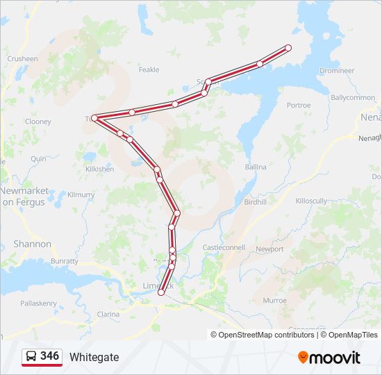 346 Route: Schedules, Stops & Maps - Whitegate (Updated)