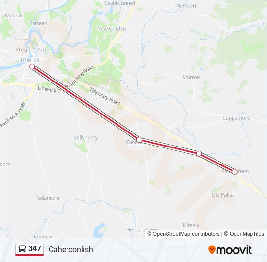 347 Route: Schedules, Stops & Maps - Caherconlish (Updated)