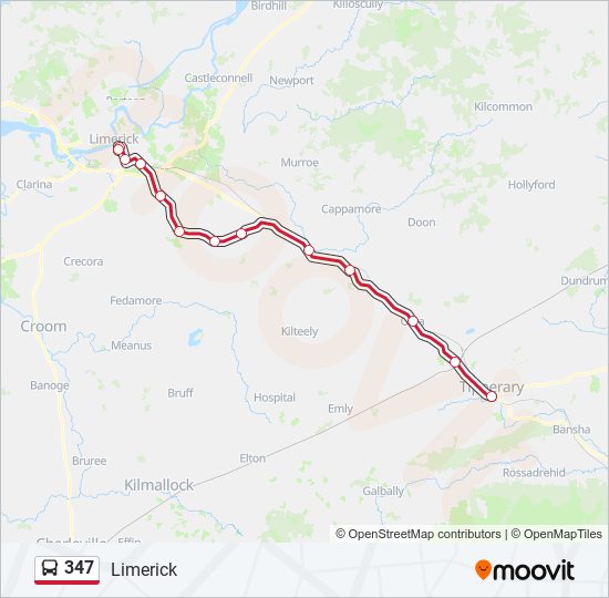 347 Route: Schedules, Stops & Maps - Limerick (Updated)