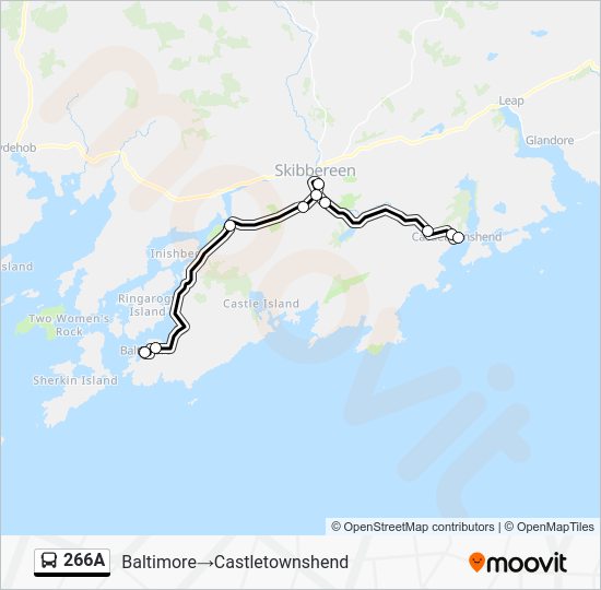 266a Route: Schedules, Stops & Maps - Baltimore‎→Castletownshend (Updated)