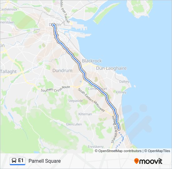 E1 Route: Schedules, Stops & Maps - Parnell Square (Updated)