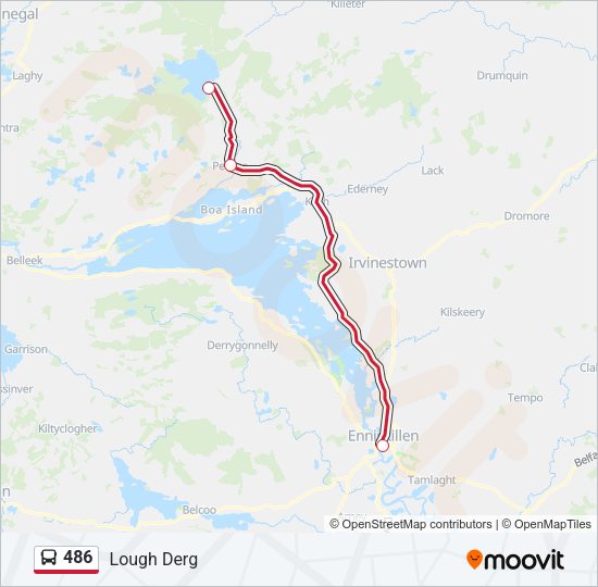 486 Route: Schedules, Stops & Maps - Lough Derg (Updated)
