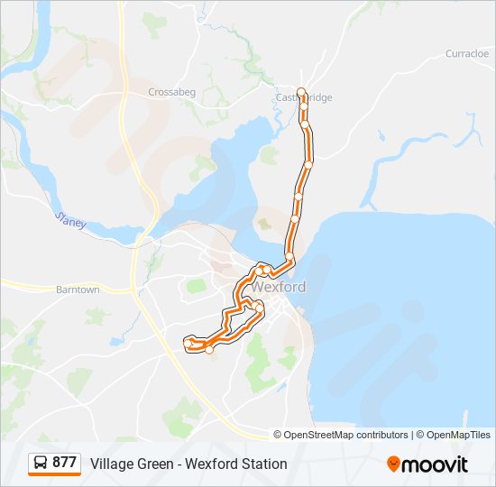 877 Route: Schedules, Stops & Maps - Village Green‎→Wexford Station ...