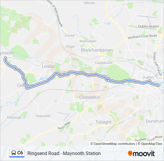 c6 Route: Schedules, Stops & Maps - Maynooth (Updated)