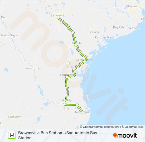 Ruta flixbus us1120: horarios, paradas y mapas - Brownsville Bus ...