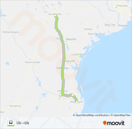 Ruta flixbus us1120: horarios, paradas y mapas - San Antonio Bus ...