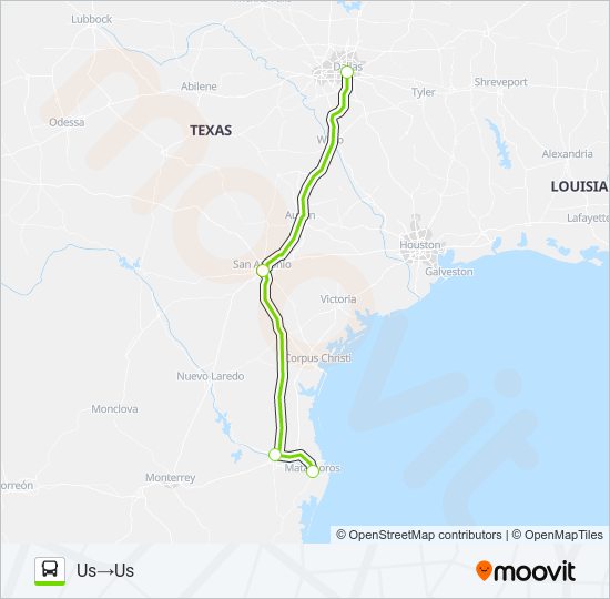 Ruta flixbus us1166: horarios, paradas y mapas - Dallas Bus Station‎→ ...