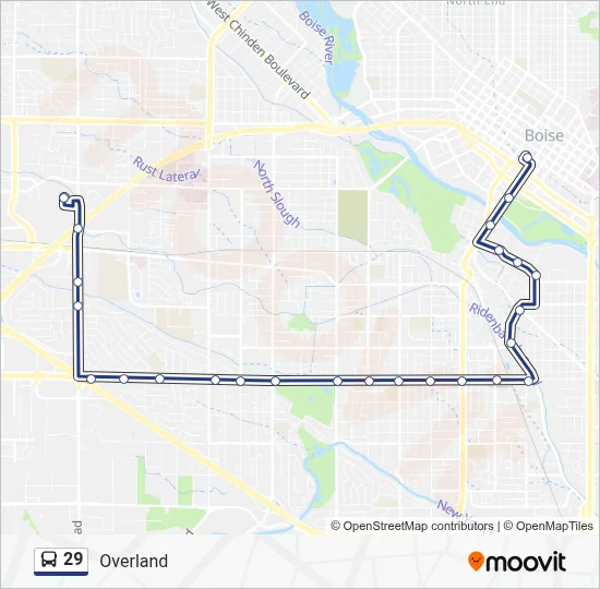 29 Route: Schedules, Stops & Maps - Towne Square Mall P&R‎→Main Street ...