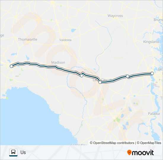 Ruta greyhound us0760: horarios, paradas y mapas - Mobile Bus Station ...