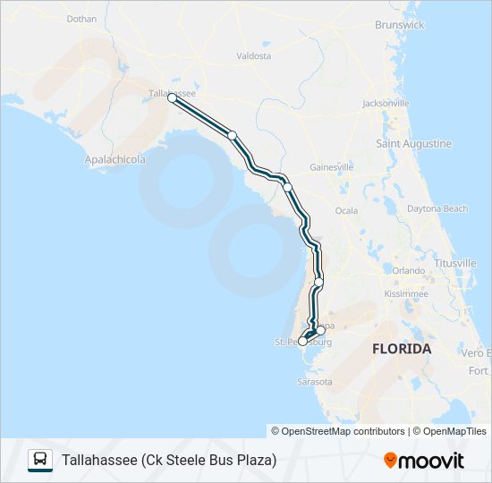 Ruta greyhound us0780s: horarios, paradas y mapas - Tallahassee (Ck ...