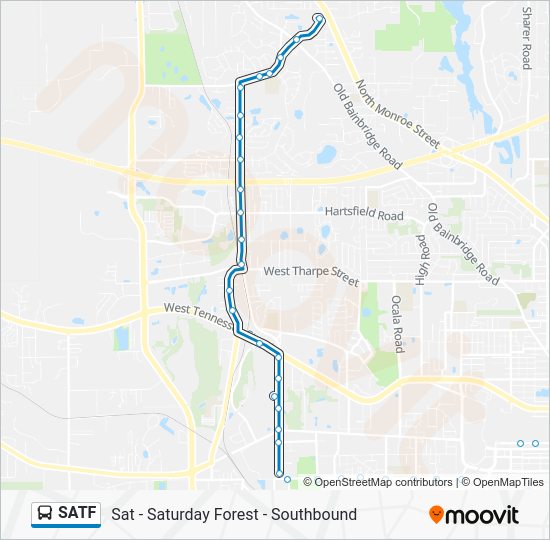 Ruta satf: horarios, paradas y mapas - Sat - Saturday Forest ...