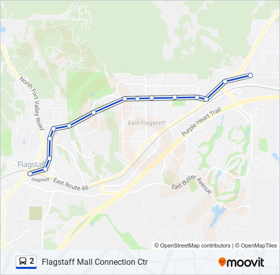 2 Route: Schedules, Stops & Maps - Flagstaff Mall Connection Ctr (Updated)