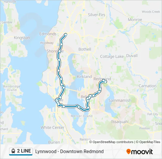 2 LINE Route: Schedules, Stops & Maps - Lynnwood City Center (Updated)