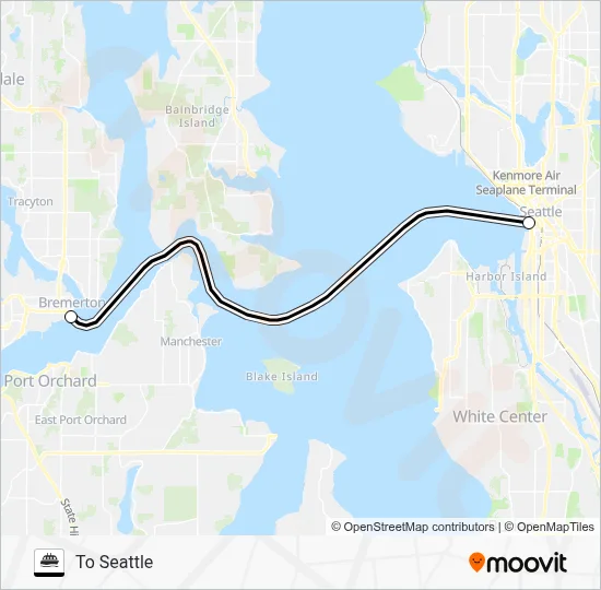 Seattle Bainbridge Map