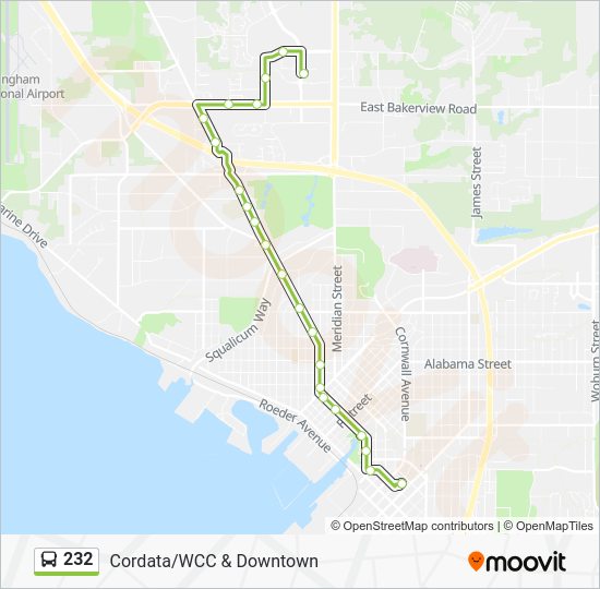 232 Route: Schedules, Stops & Maps - 232 Downtown (Updated)