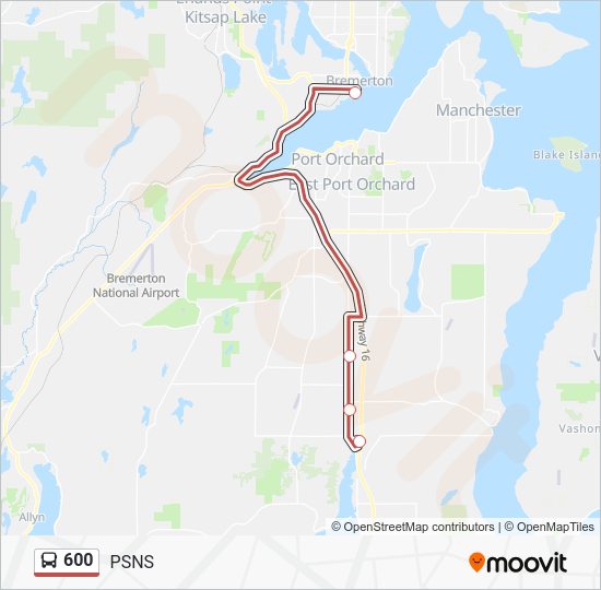Ruta 600: horarios, paradas y mapas - PSNS (Actualizado)