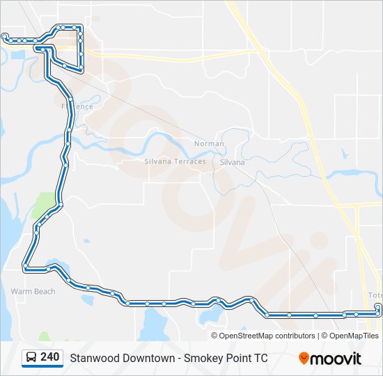 240 Route: Schedules, Stops & Maps - Stanwood (Updated)