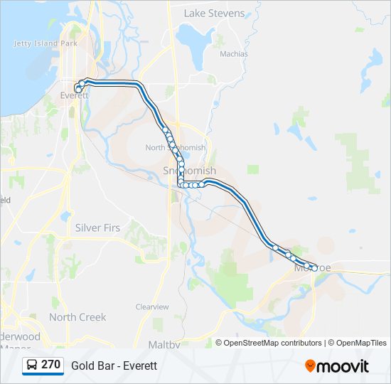 270 Route: Schedules, Stops & Maps - Monroe (Updated)