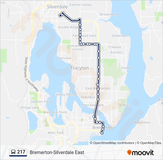 Ruta 217: horarios, paradas y mapas - Bremerton Transportation Center ...