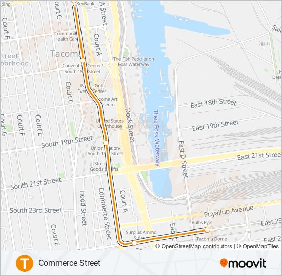 Tacoma Light Rail Route Map | Shelly Lighting