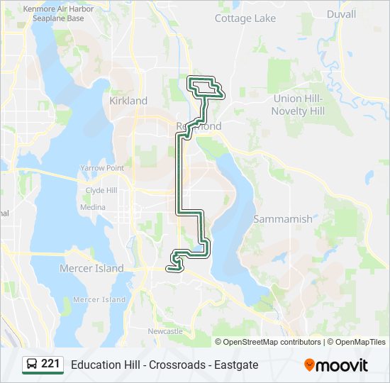 221 Route: Schedules, Stops & Maps - Education Hill (Updated)