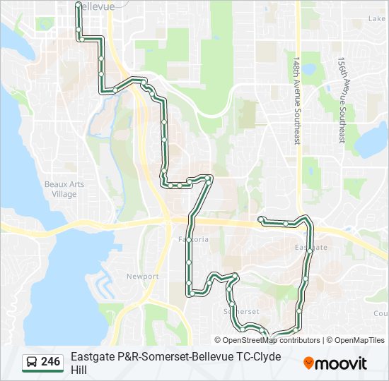246 Route: Schedules, Stops & Maps - Eastgate P&R (Updated)