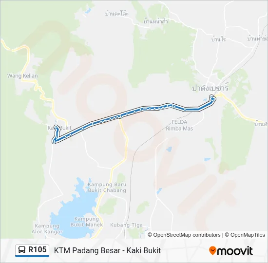 R105 Route: Schedules, Stops & Maps - KTM Padang Besar ↻ Kaki Bukit ...