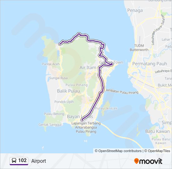 102 Route: Schedules, Stops & Maps - Airport (Updated)