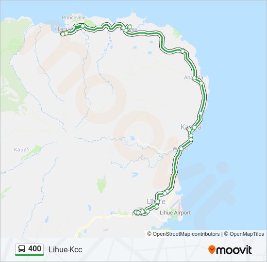 400 Route: Schedules, Stops & Maps - Lihue-Kcc (Updated)