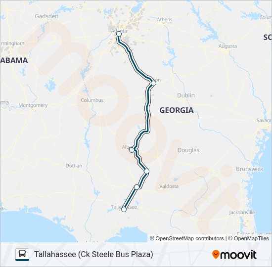 Ruta greyhound us0636: horarios, paradas y mapas - Atlanta Bus Station ...