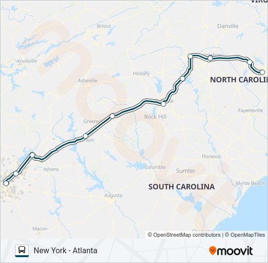greyhound us0670 Route: Schedules, Stops & Maps - Raleigh Bus Station ...