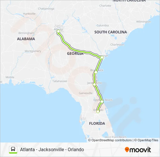 FLIXBUS 2434 Route: Schedules, Stops & Maps - Orlando Bus Station (Updated)